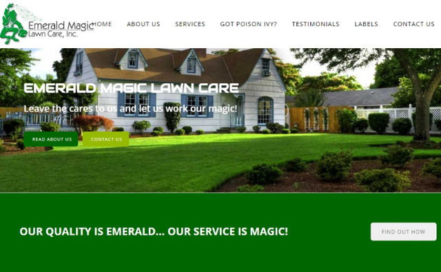Emerald Magic Lawn Care - Diverse Marketing and Web Design